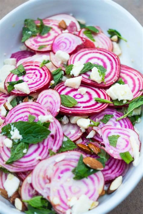 Chioggia Beet Salad Recipe Chioggia Beets Beet Salad Beet Recipes
