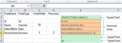 Sql Server Import Table Definition Fields From Excel Sheet Stack Overflow