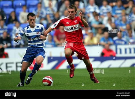 James Morrison And Shorey Reading V Middlesbrough The Madejski Stadium Reading England 19 August