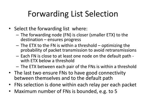 Ppt Soar Simple Opportunistic Adaptive Routing Protocol For Wireless