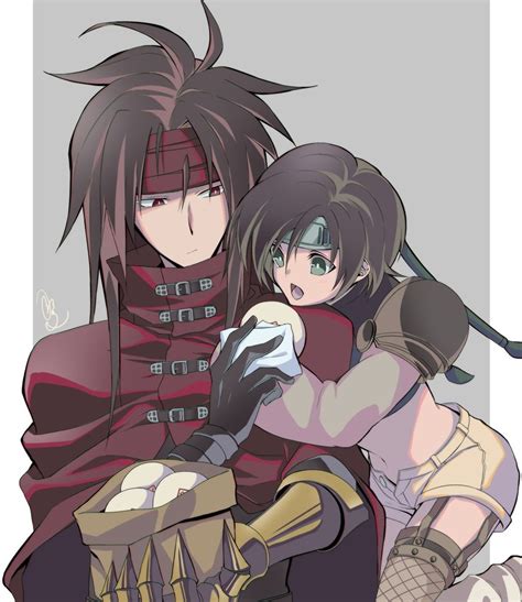 Yuffie Kisaragi And Vincent Valentine Final Fantasy And 1 More Drawn