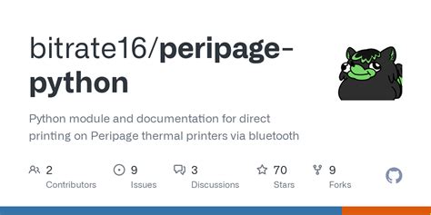 GitHub Bitrate Peripage Python Python Module And Documentation For Direct Printing On