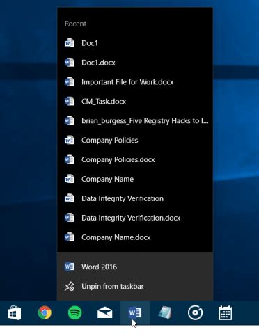 Windows Tip Clear Jump Lists In Windows