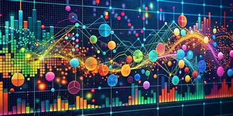 Colorful Data Visualization And Analytics Dashboard For Business Intelligence Report View Stock