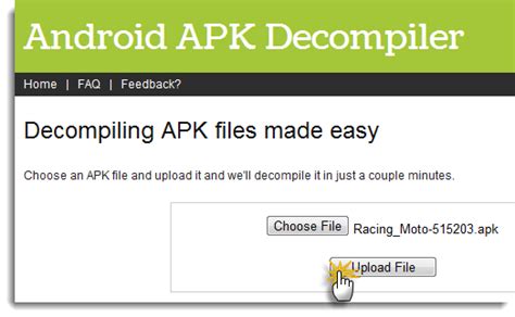 computer and internet tricks decompile android apk files