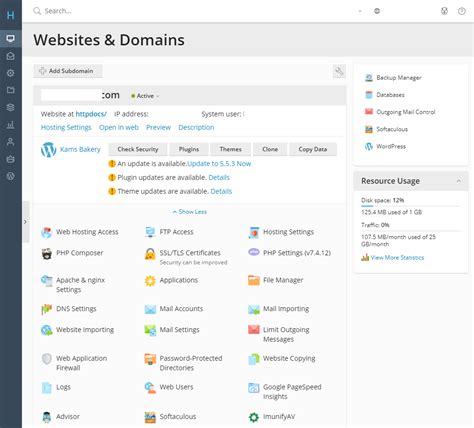 Plesk Features Web Hosting Control Panel Features