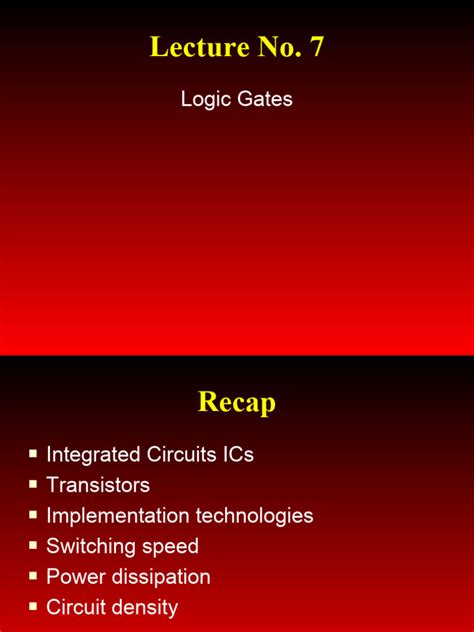 Lec 07 Pdf Cmos Logic Gate