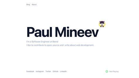 Showcase Paul Mineev · Issue 195 · Withastroastrobuild · Github