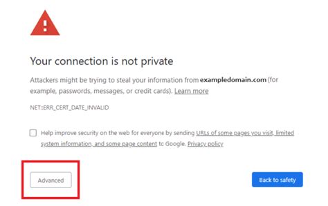 How To Fix The NET ERR CERT DATE INVALID Error