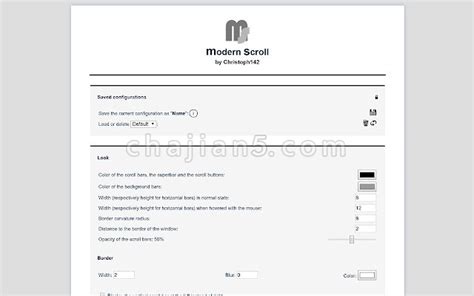 谷歌浏览器插件modern Scroll 浏览器滚动条时在不需要时将自动隐藏 全屏模式下也可使用 （chrome插件）谷歌浏览器插件网