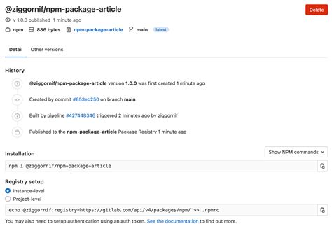 How To Manage NPM Modules With GitLab Packages And Semantic Release