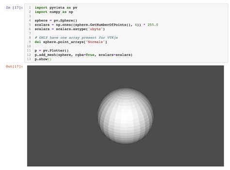 Rgba Color Support Inside A Jupyter Notebook · Issue 15 · Pyvistapyvista Support · Github