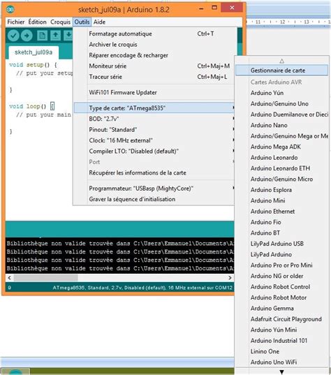 Arduino 1 8 X Clone With Atmega 8535 32 644p 1284p The Mightycore Trybotics