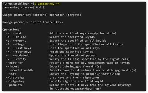 how to update keyring on arch linux linux genie