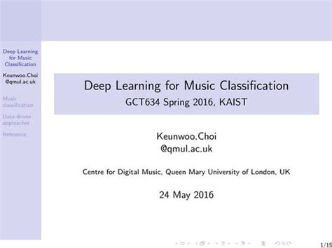 Convolutional Recurrent Neural Networks For Music Classification Pdf Digital Audio