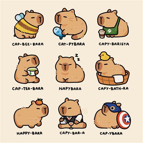Capybara Cartoon