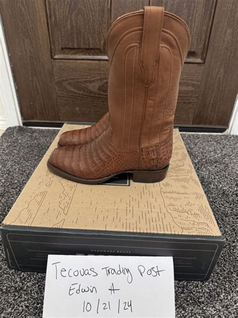 The Clayton Pecan Caiman Python 39900 Tecovas Trading Post