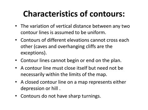 contour maps preparation and understanding pptx
