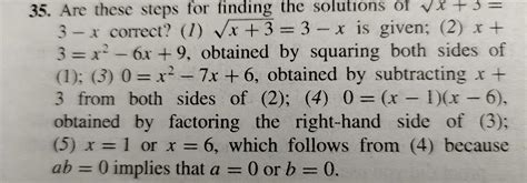 Why Is This A Wrong Procedure Logicwise That S What The Answer Says