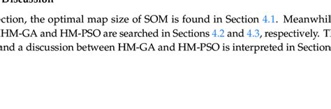 Parameter Setting Of Ga And Pso Download Scientific Diagram