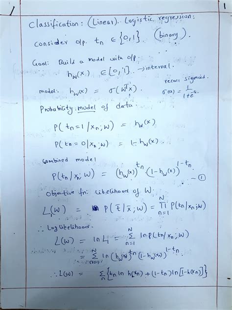 logistic regression pdf