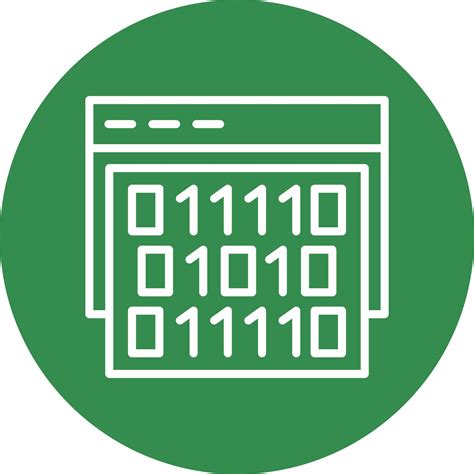 Binary Code Vector Icon Design 28667664 Vector Art At Vecteezy