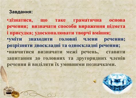 Речення Граматична основа речення