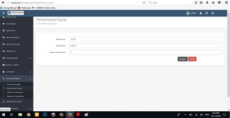 Aplikasi Surat Menyurat Desa Excel