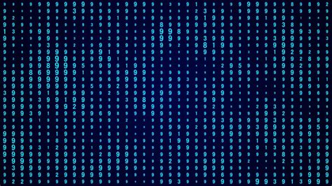 Premium Photo Technology Stream Binary Code Digital Illustration Blue