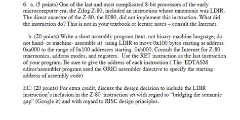 Solved 6 A 5 Points One Of The Last And Most Complicated