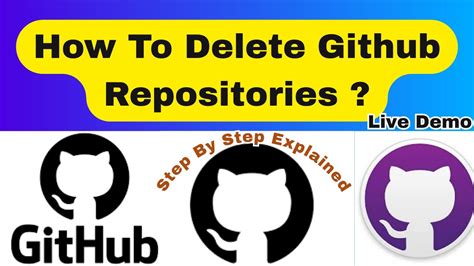 How To Delete Github Repository Github Tutorial For Beginners 2025 Youtube
