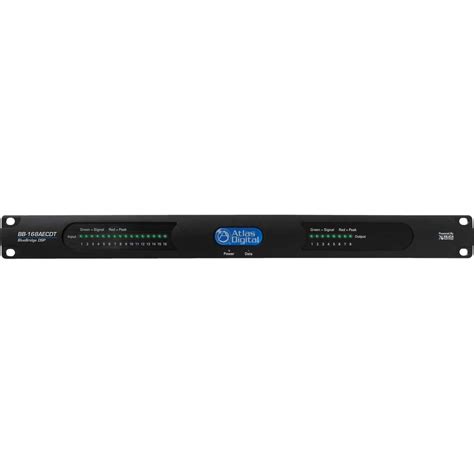 atlasied bb 168aecdt bluebridge 16 input x 8 output networkable dsp