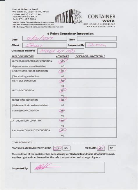 Container Worx Containers Undergo A 8 Point Check To Facebook