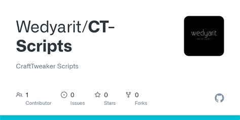Github Wedyaritct Scripts Crafttweaker Scripts