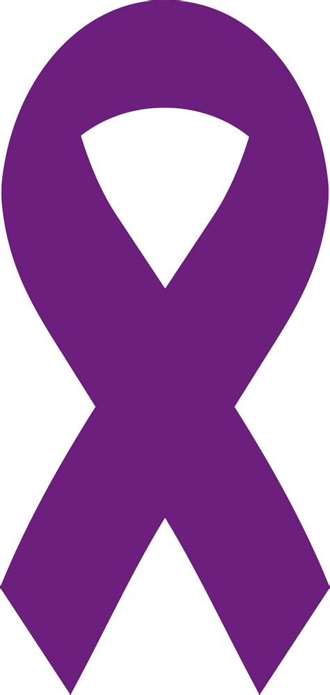 Purple Cancer Ribbon Clipart Best