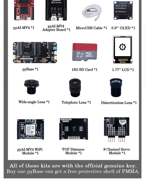 Pyai Mv STM Development Board Camera Module Compatible