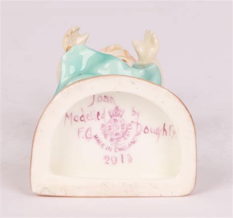 Royal Worcester Art Deco Joan Figurine By Freda G Doughty For Sale At