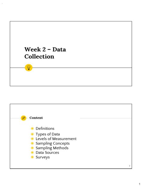 Slides Week2 Datacollection Pdf Level Of Measurement Survey