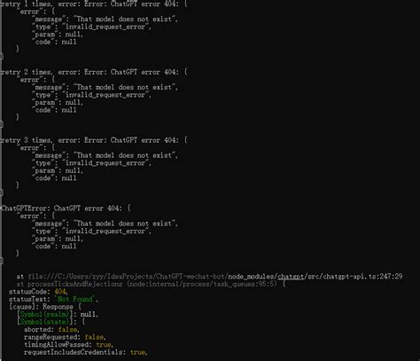 Chatgpt Apits24729 Statuscode 404 · Issue 97 · Wangrongdingwechat