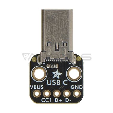 Usb Type C Plug Module Breadboard Connector Adafruit 5978