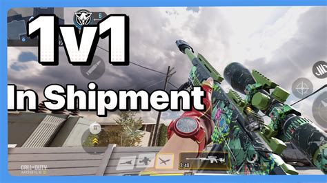 1v1 sniper in shipment codm gameplay youtube