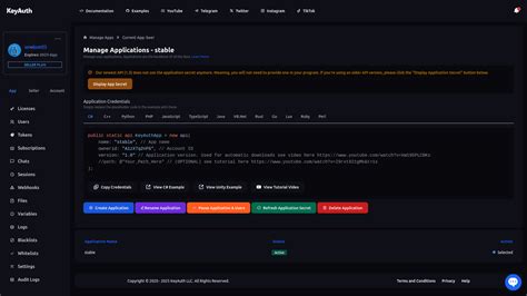 Github Keyauthkeyauth Source Code Keyauth Is An Open Source Authentication System With Cloud