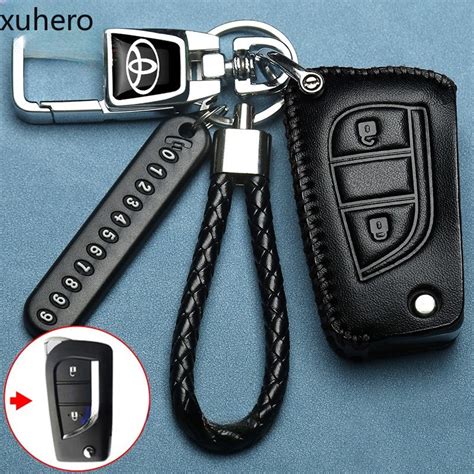 2 Buttons Toyota Car Key Cover For Toyota Yaris 2014 Vios Toyota