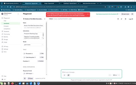 What Does This Error Mean And How Do I Fix It Invalid ‘content Array Too Long Bugs Openai
