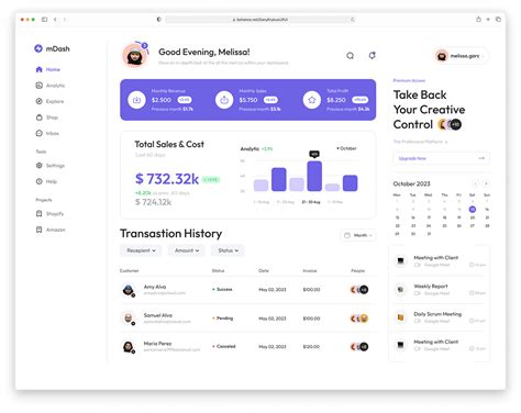 Customer Relationship Management Dashboard Ui On Behance