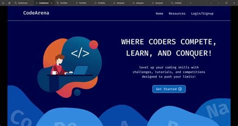 Uiux Coding Design Development Learningplatform Codearena