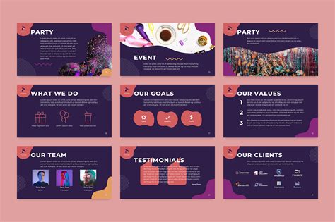 Event Management Powerpoint Presentation Template Behance