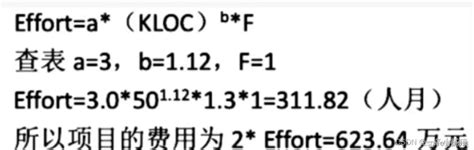 软件项目管理 第五章 软件项目的成本管理 课后习题参考答案——主编：李冰、张桥珍、刘玉娥4如果某软件公司正在进行一个项目预计有