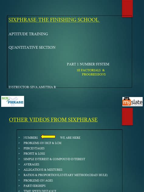 Six Phrase Numbers Factorial And Progressions Pdf Mathematical Six Phrase Numbers Factorial And Progressions Pdf Mathematical