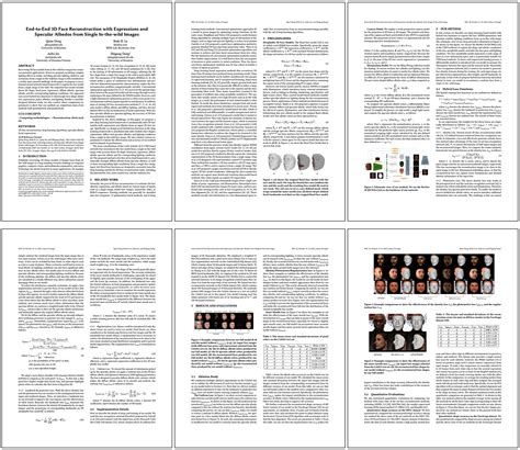 End To End 3d Face Reconstruction From Single Images